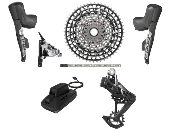 SRAM Red E1 AXS XX SL Mullet Transmission T-Type Groupset - Red eTap H ...