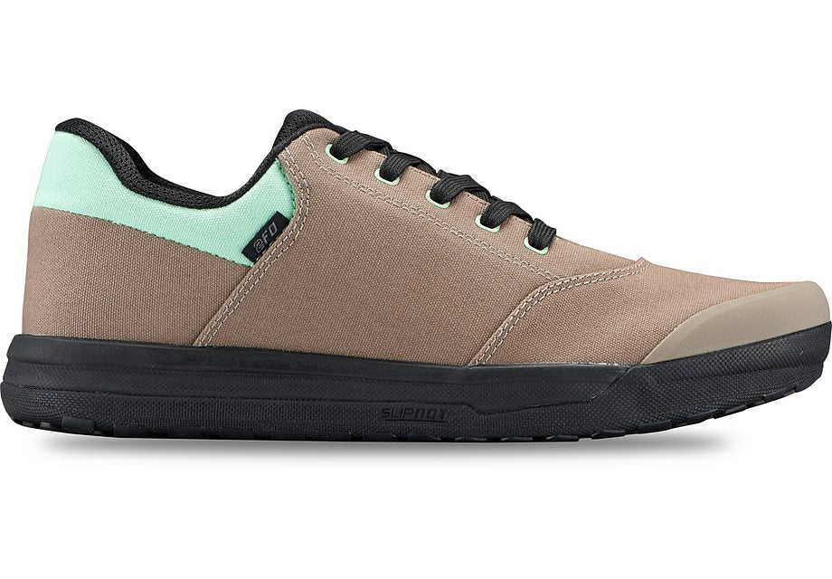 2022 Specialized 2FO ROOST FLAT CANVAS MTB SHOE TPE/OIS 47 Taupe/Oasis ...