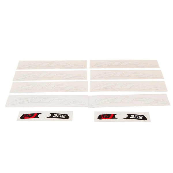 Zipp Stickers 202 White/ No border For one wheel - Pro Bike Supply