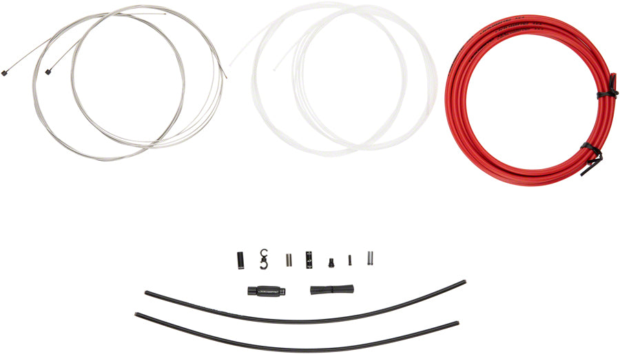 Jagwire Elite Sealed Shift Cable Kit - SRAM/Shimano, Ultra-Slick Uncoa ...