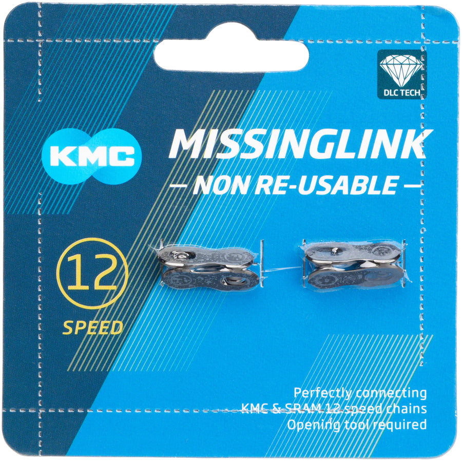 KMC MissingLink-12 DLC Connector - 12-Speed, Black, 2 Pairs/Card – Pro ...